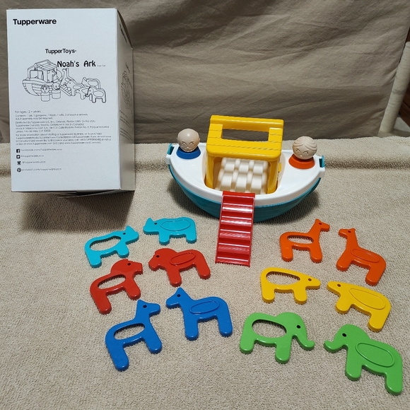 Tupperware | Toys | Tupperware Tupper Toys Noahs Ark New In Box | Poshmark